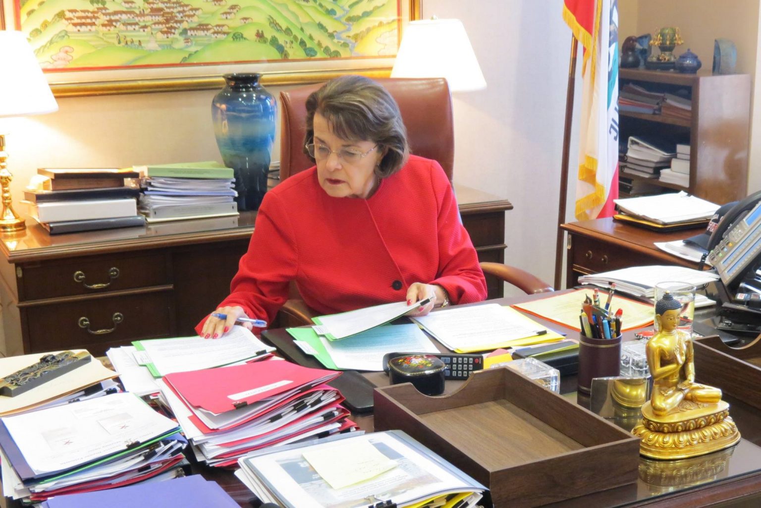 Sen. Dianne Feinstein hospitalized after fall at home