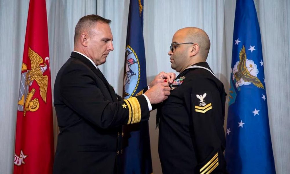 USN’s Club Q hero given valor award for actions during shooting