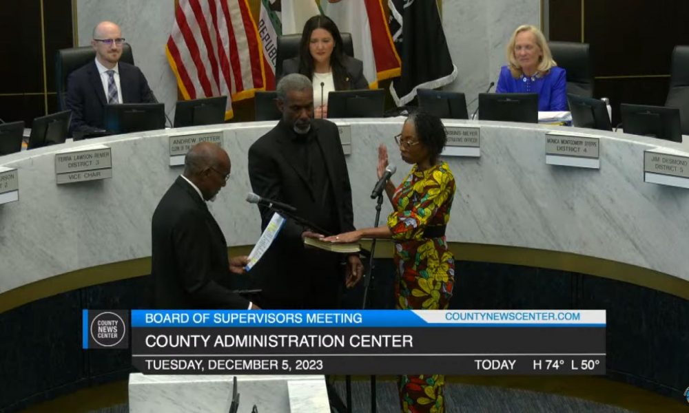 Monica Montgomery Steppe sworn in as new San Diego supervisor